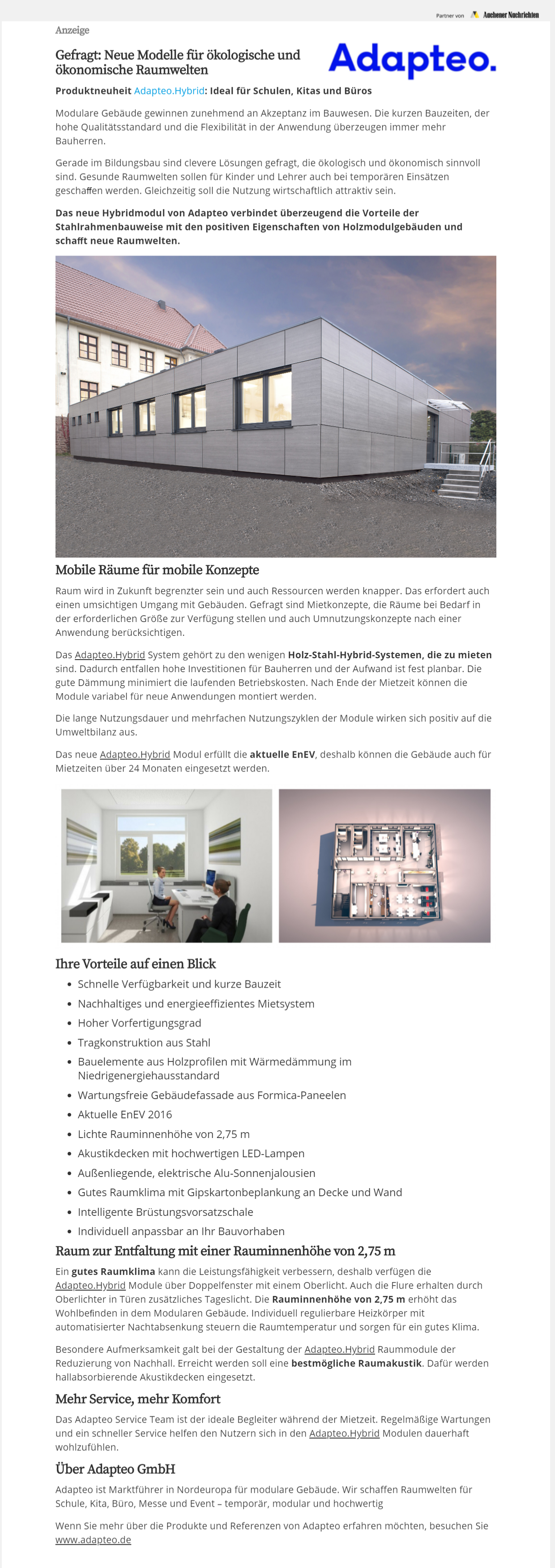 How Adapteo positioned a new product on the market with content ...